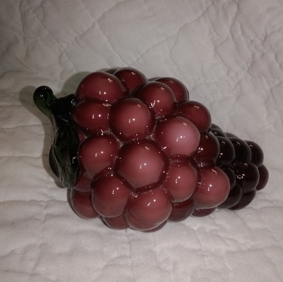 Unbranded | Art | Vintage Glass Grapes Fruit Decor | Poshmark
